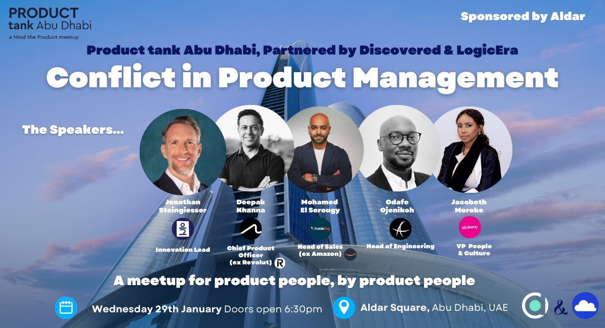 Product Tank Abu Dhabi x Discovered · Discovered